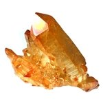 Tangerine Aura Quartz Healing Crystal ~70mm