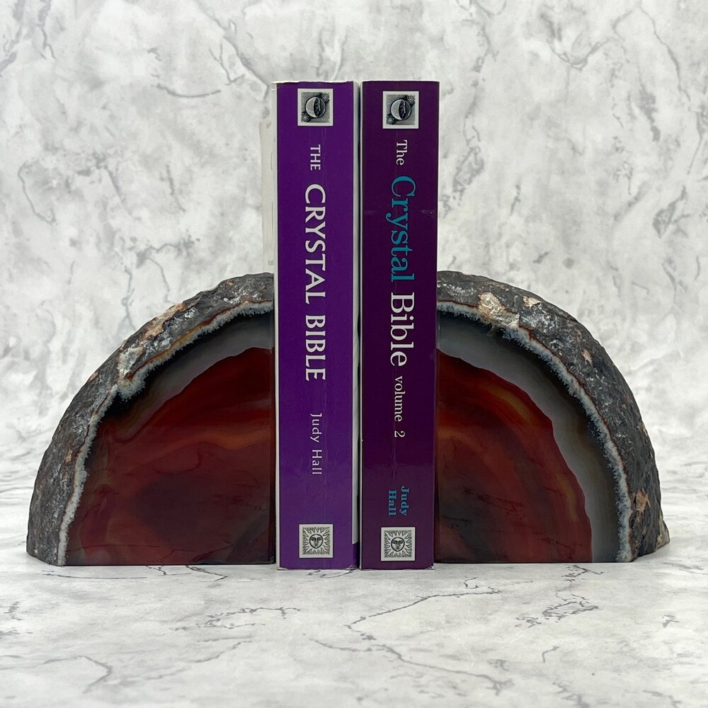 Agate Bookends
