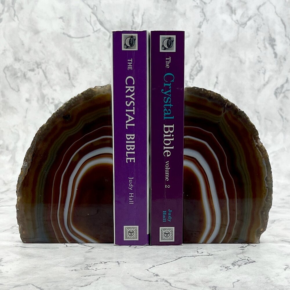 Agate Bookends