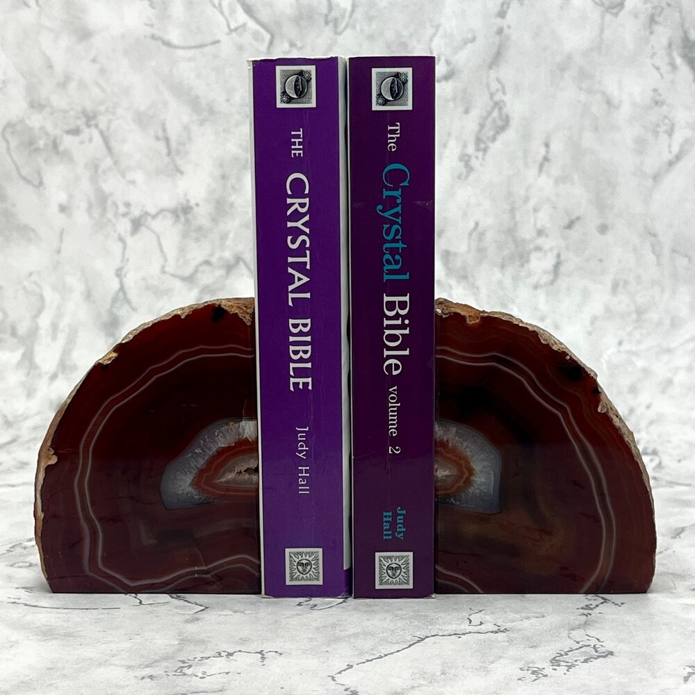 Agate Bookends