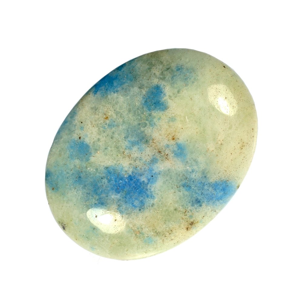 Azurite in Quartz Palm stones