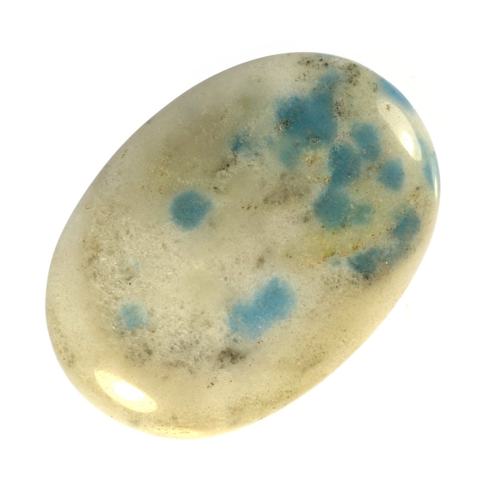 Azurite in Quartz Palm stones