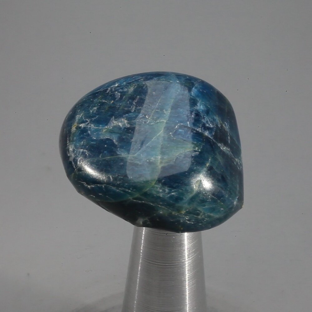 Blue Apatite Tumblestone ~31mm