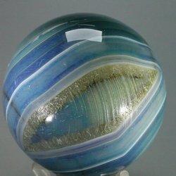 Banded Agate Sphere ~Pink