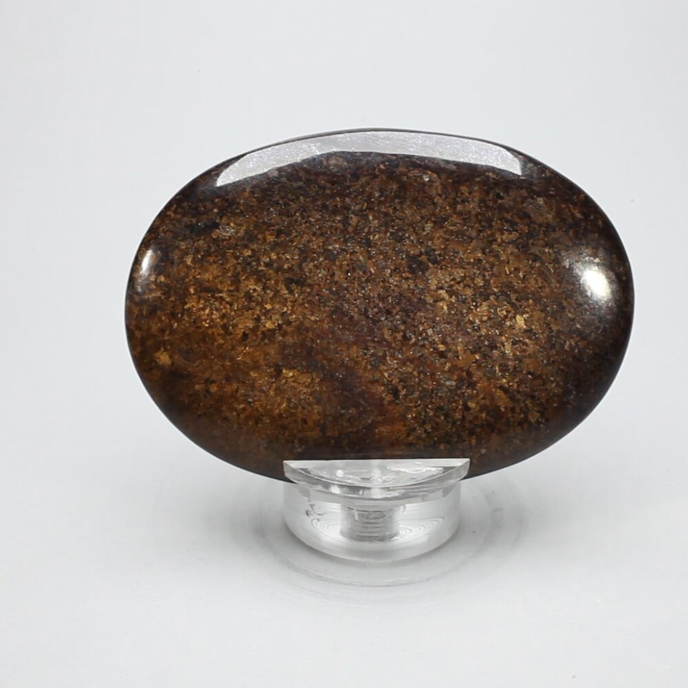 Bronzite Palm Stone
