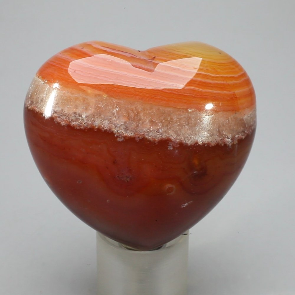 Carnelian Crystal Hearts