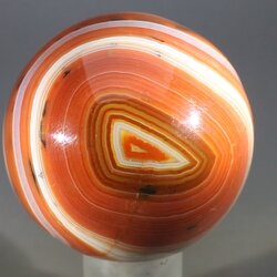 Banded Agate Sphere ~Pink