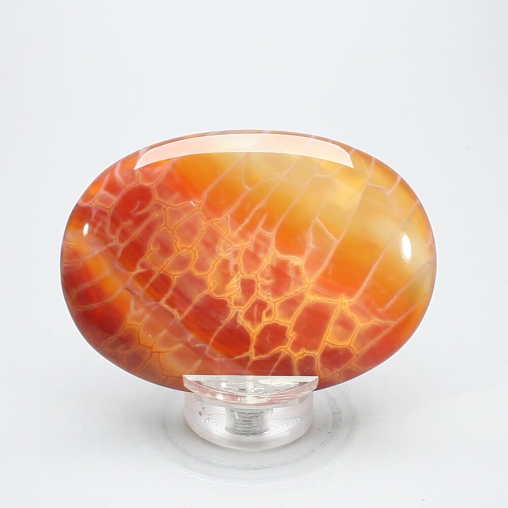 Fire Agate Palm Stones