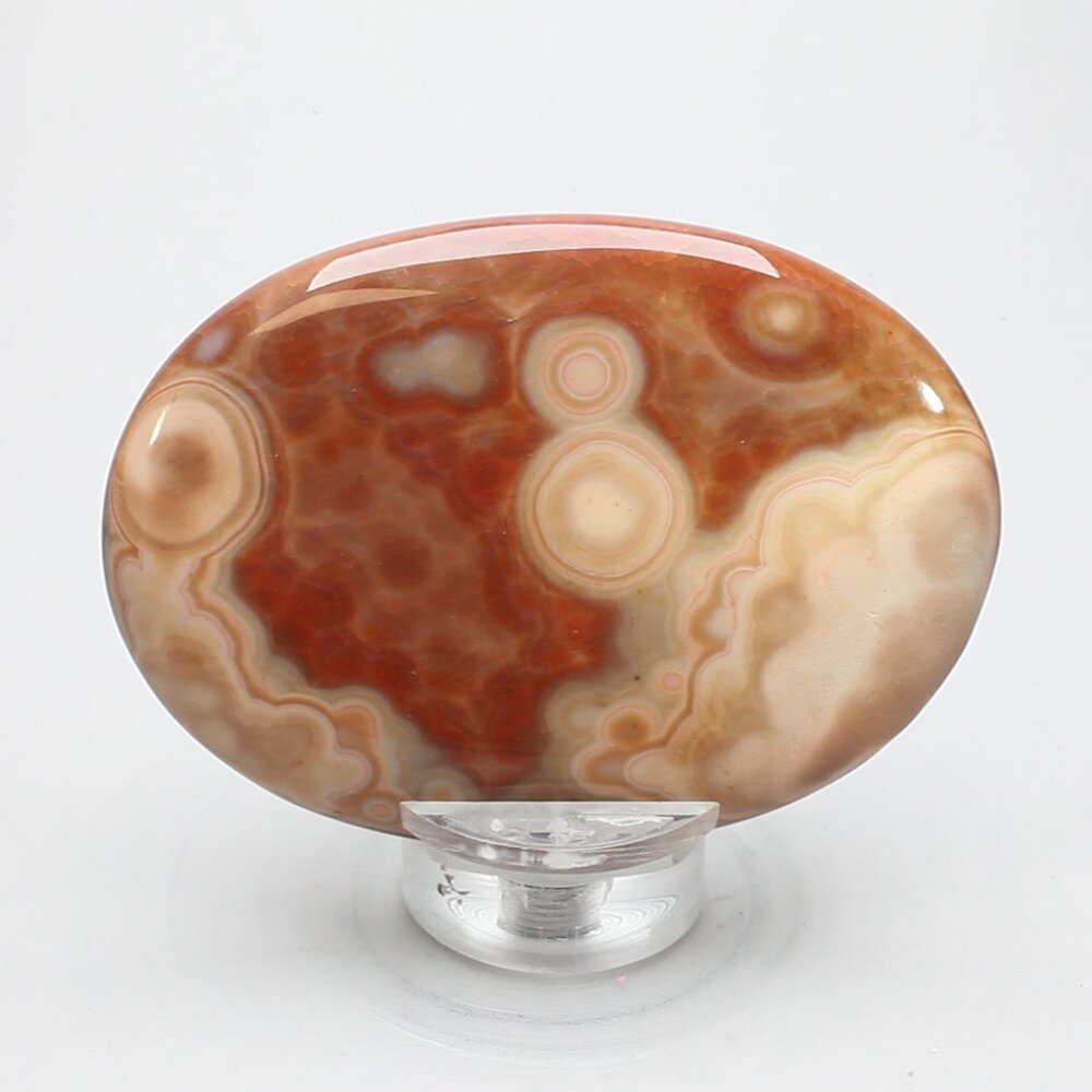 Fire Agate Palm Stones