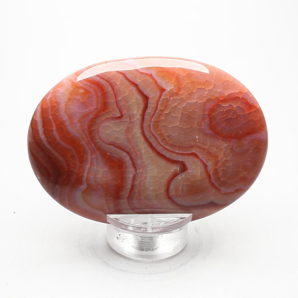 Fire Agate Palm Stones
