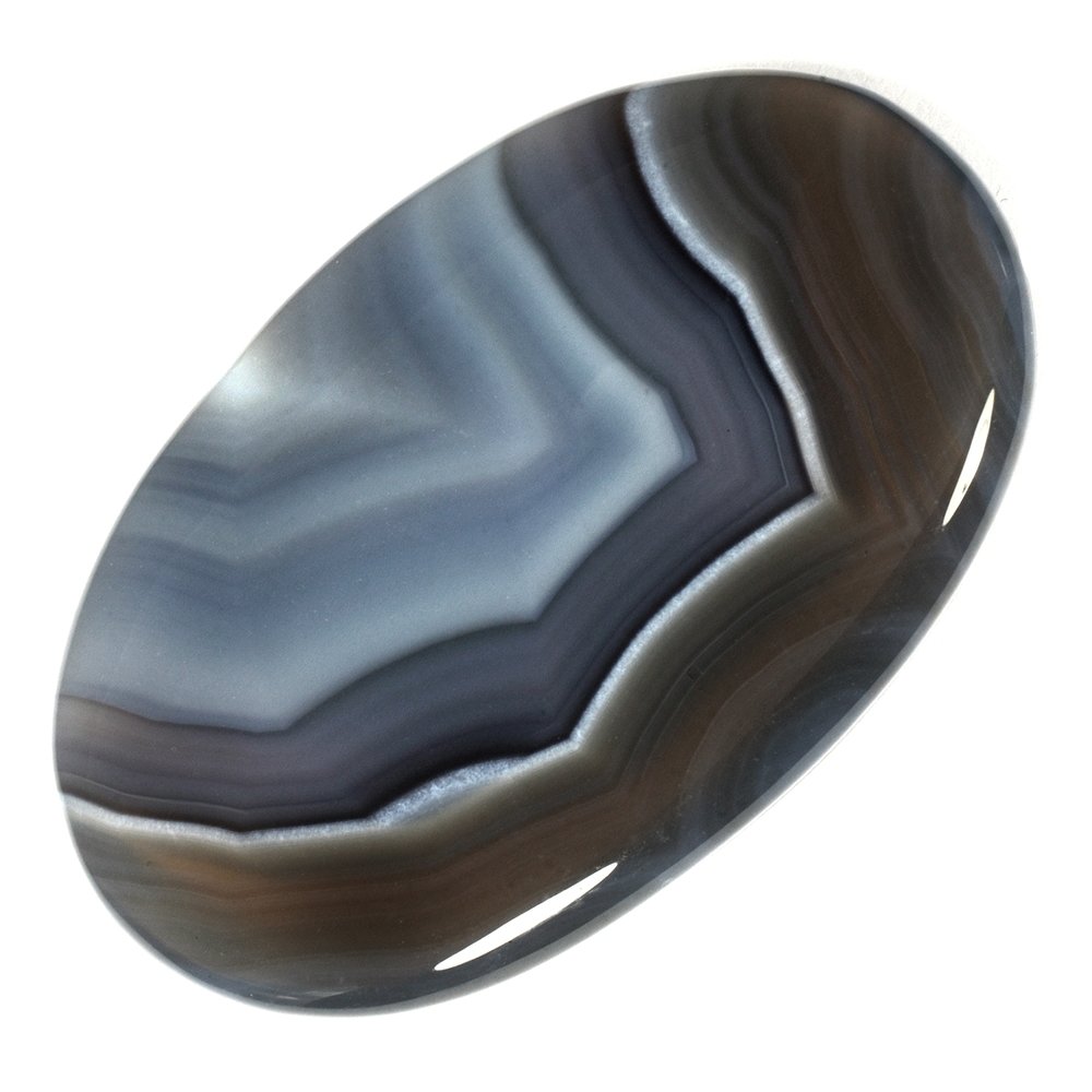 Banded Agate Palm Stones