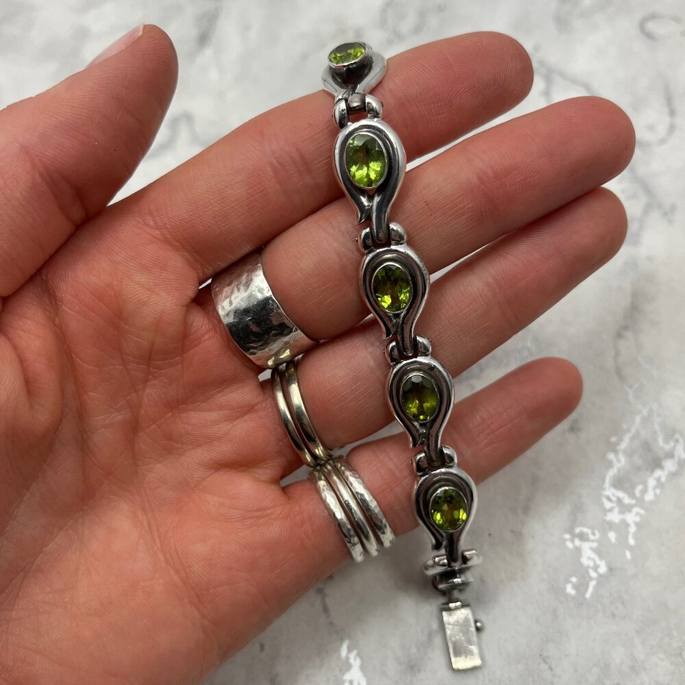 Crystal & Silver Bracelets