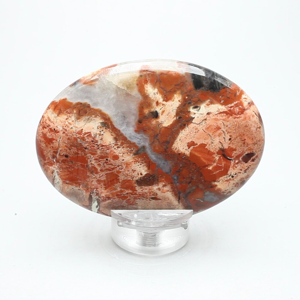 Poppy Jasper Palm Stones