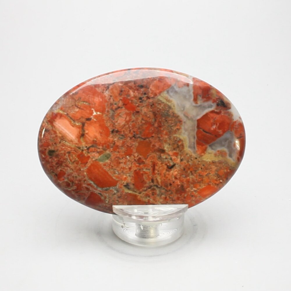 Poppy Jasper Palm Stones