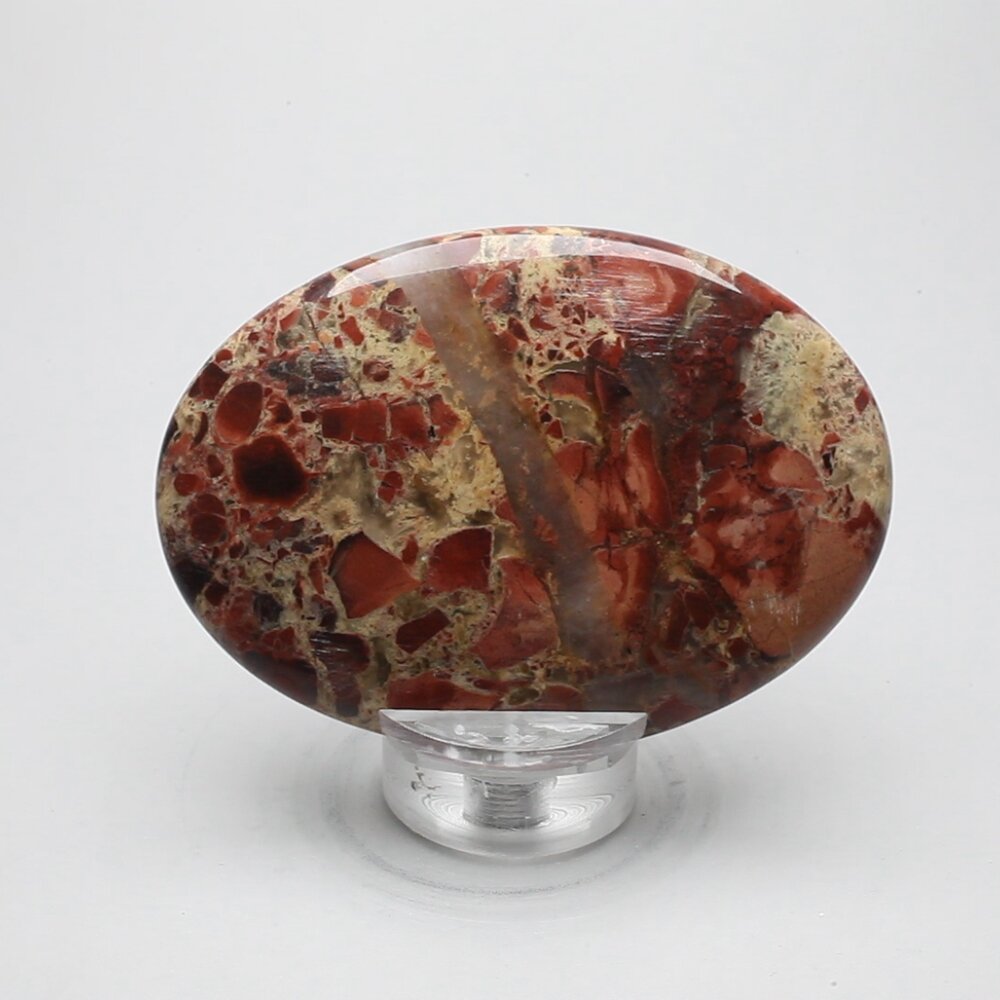 Poppy Jasper Palm Stones