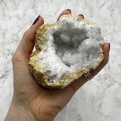 Quartz Geode Crystal Specimen - Extra Large