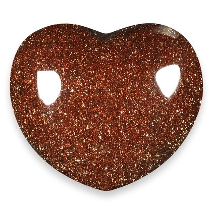 Red GoldStone Crystal Heart ~45mm