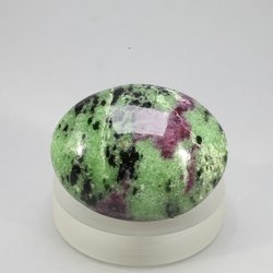 Ruby in Zoisite Polished Stone ~35mm