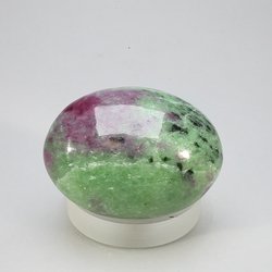 Ruby in Zoisite Polished Stone ~34mm