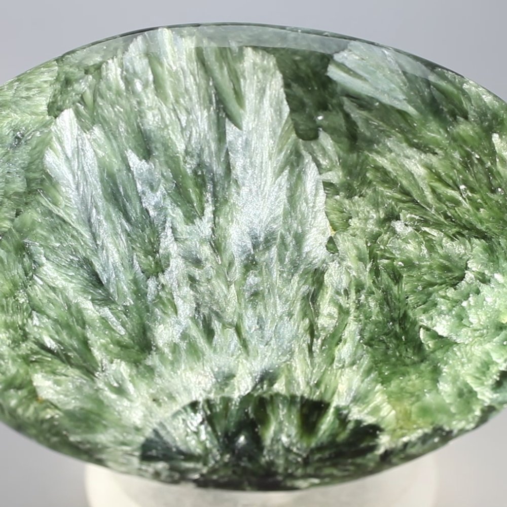 Seraphinite Palm Stones