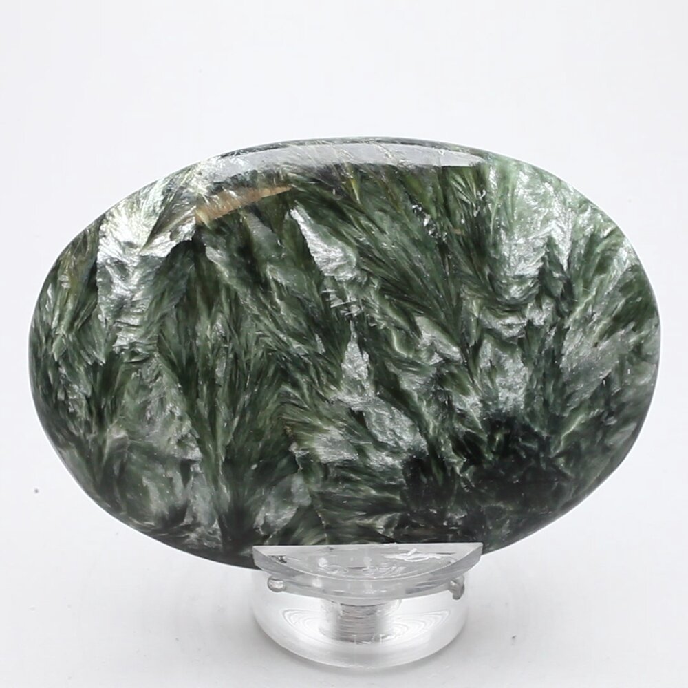 Seraphinite Palm Stones