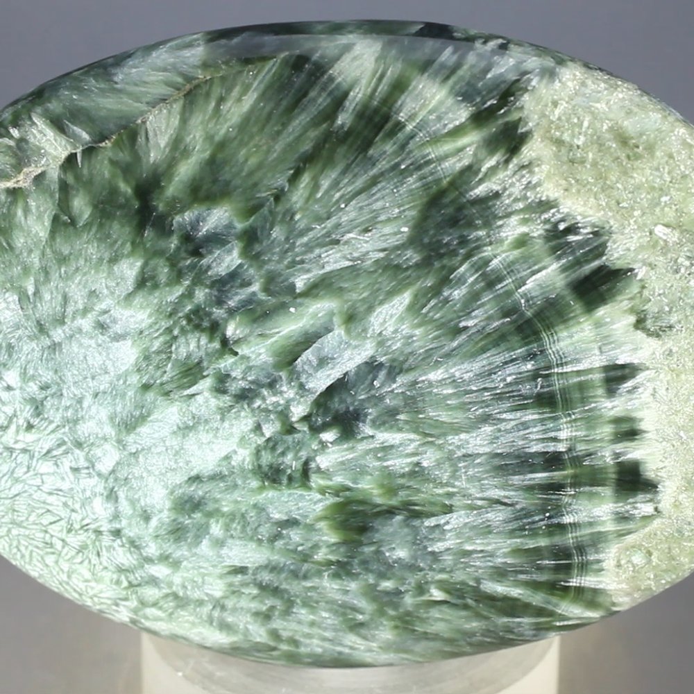 Seraphinite Palm Stones