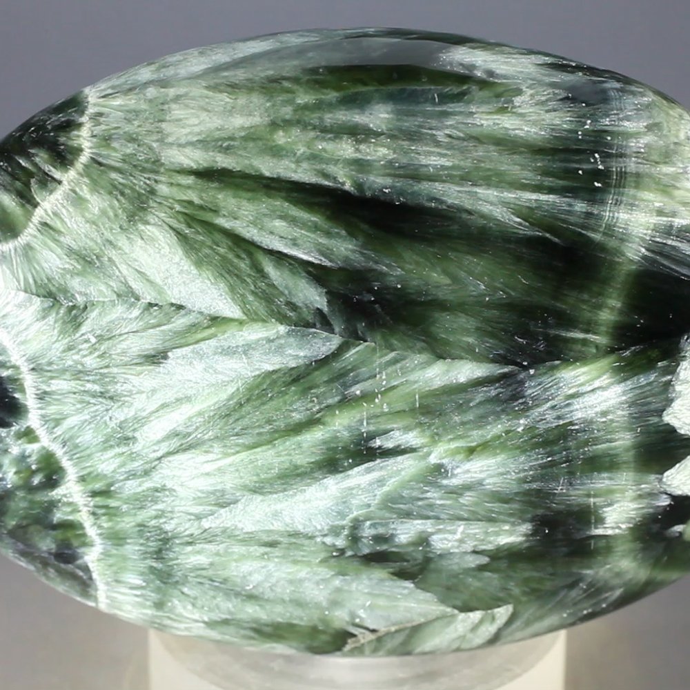 Seraphinite Palm Stones