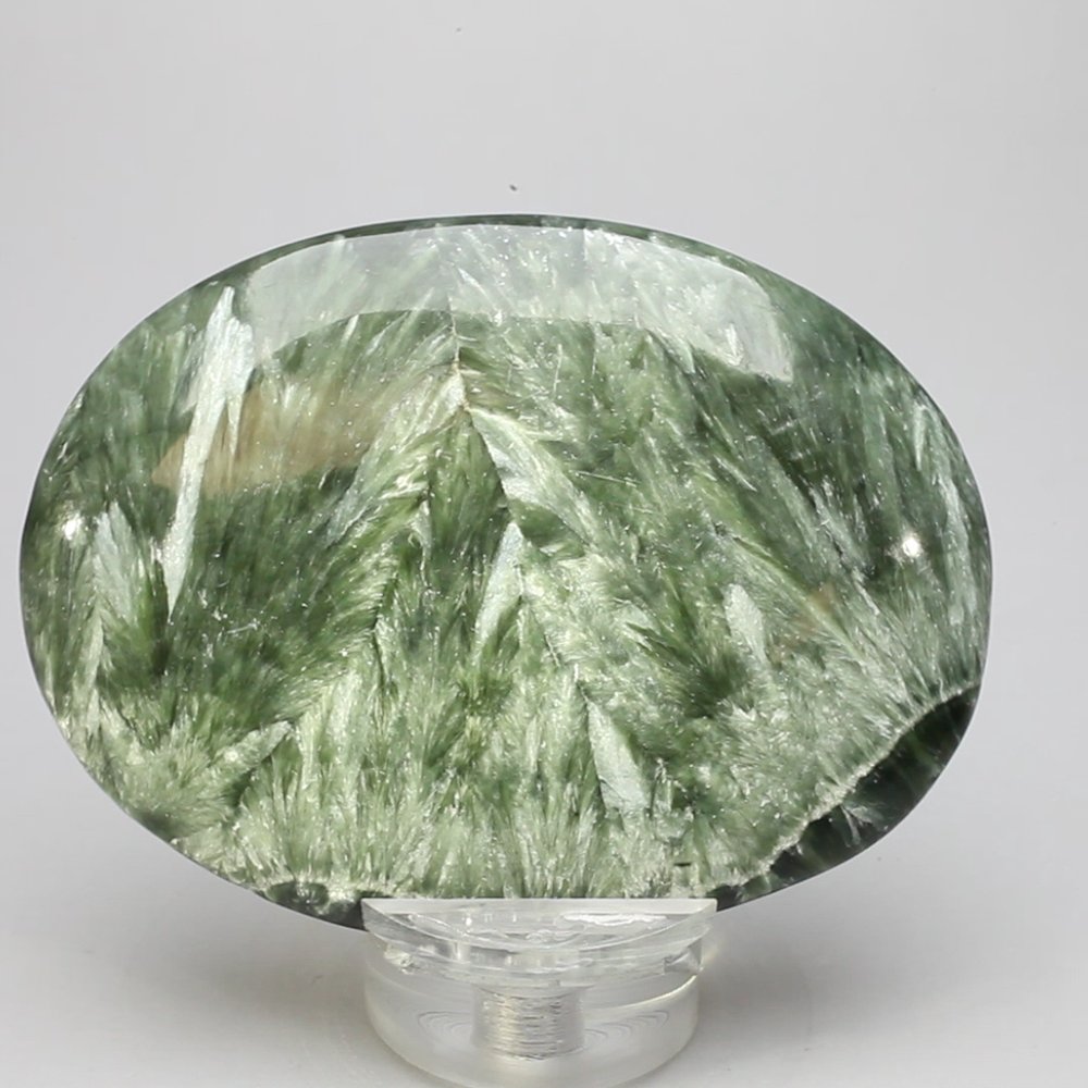 Seraphinite Palm Stones