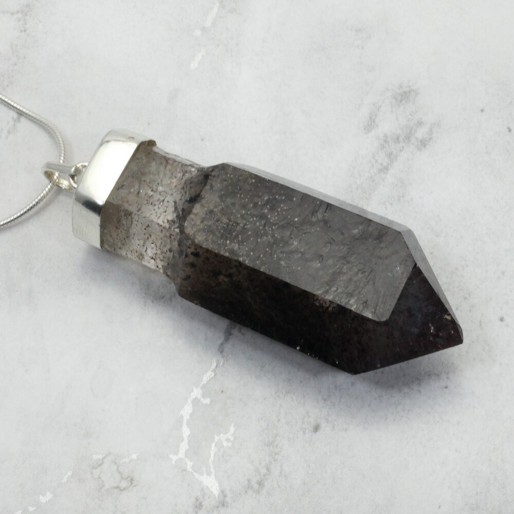 Super Six 925 Silver Point Pendant ~55mm