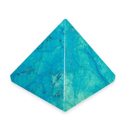 Turquoise Howlite Pyramid
